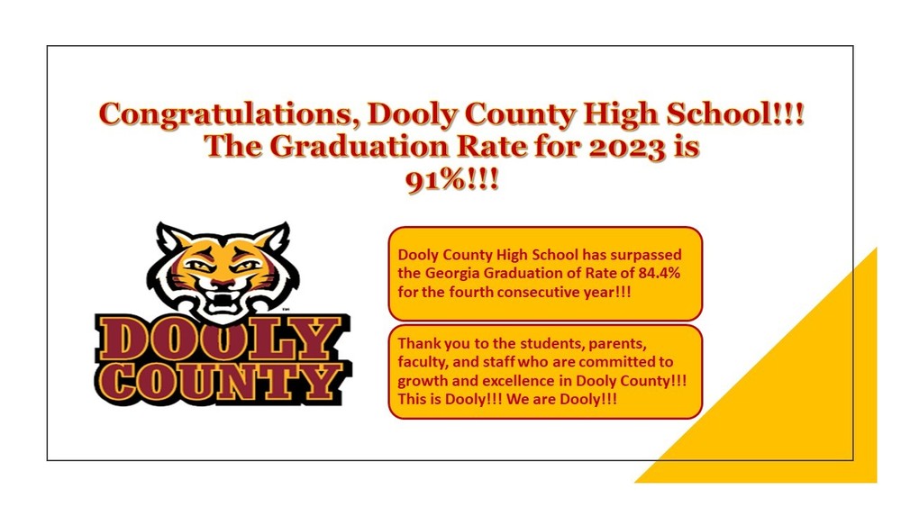 Graduation Rate Continues to Rise! | Dooly County K-8 Academy