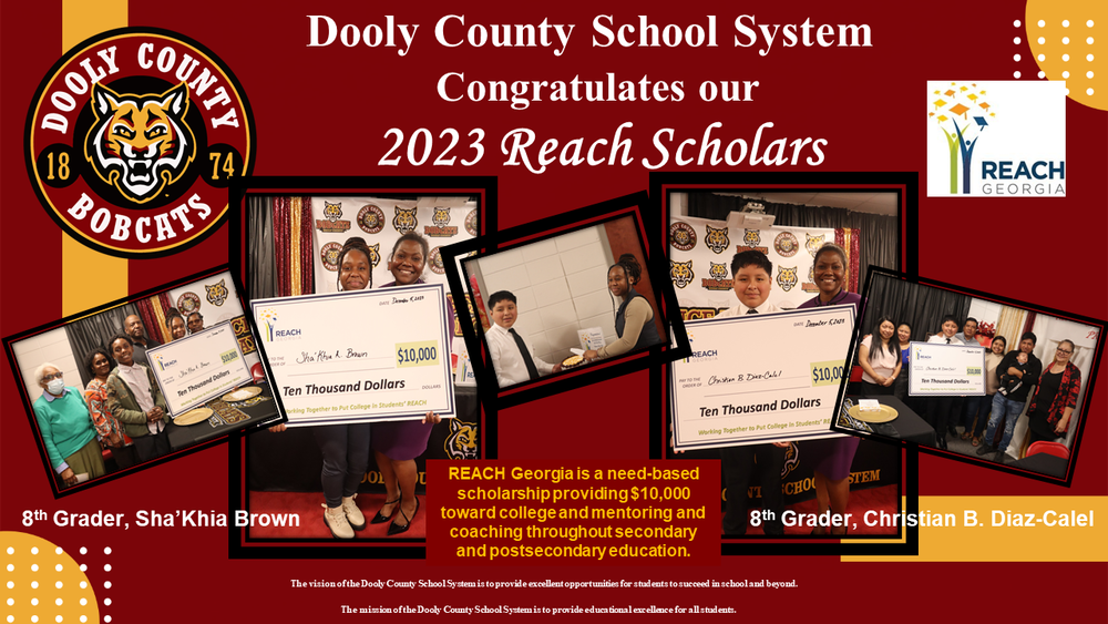 2023 Dooly County Reach Scholars | Dooly County School System